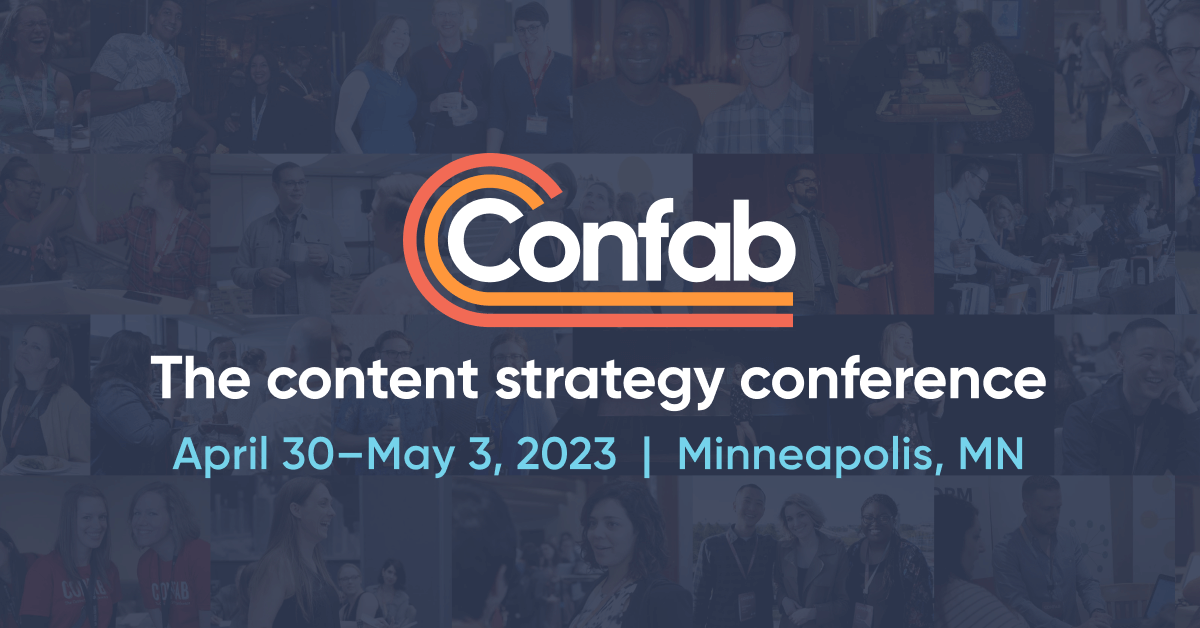 Confab: The content strategy conference – Apr 30–May 3, 2023
